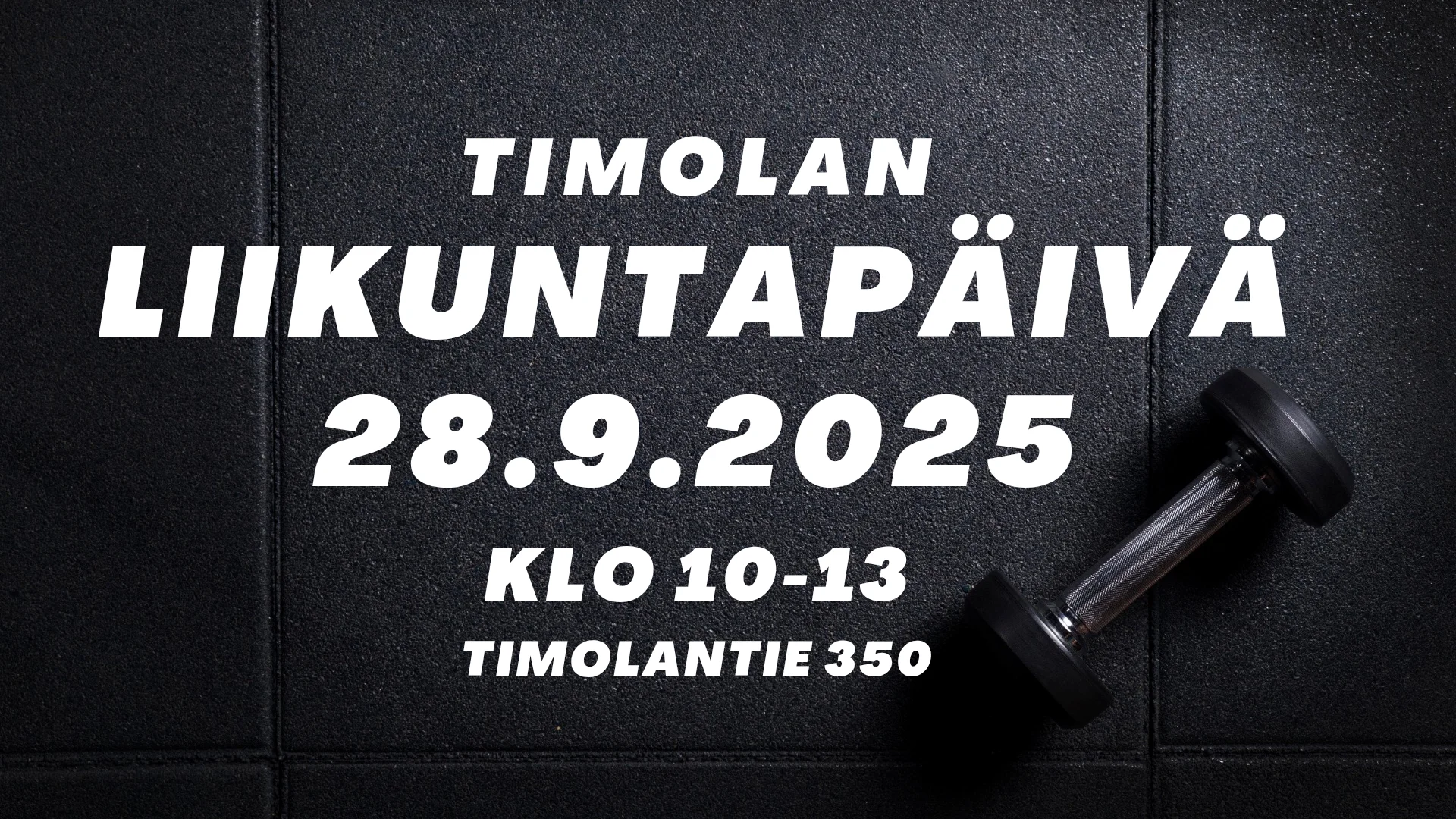 Lähellä.fi | 28.9. Timolan liikuntapäivä