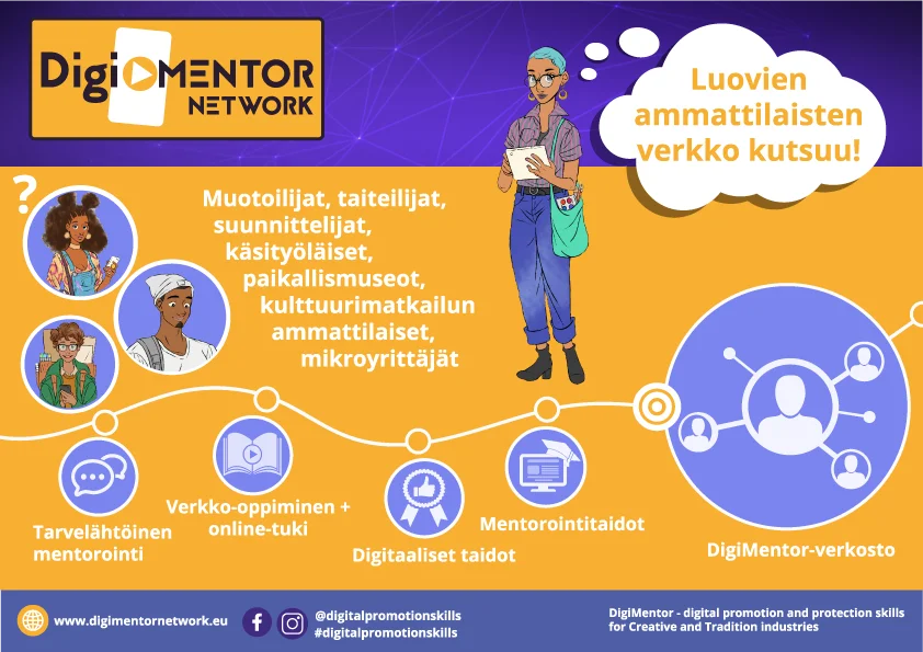 Lähellä.fi | DigiMentor verkko-oppimisalusta kulttuurialojen toimijoille