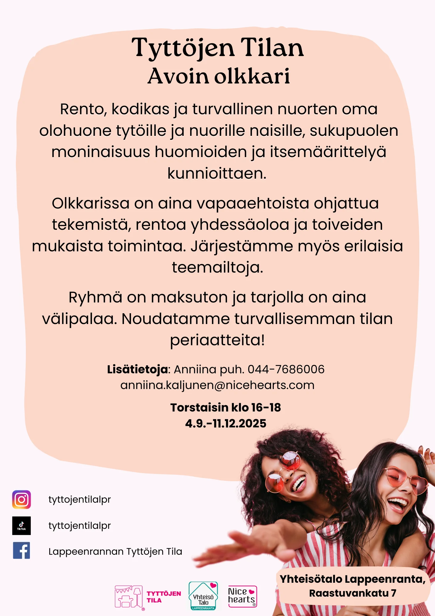 Lähellä.fi | Tyttöjen Tilan avoin olkkari