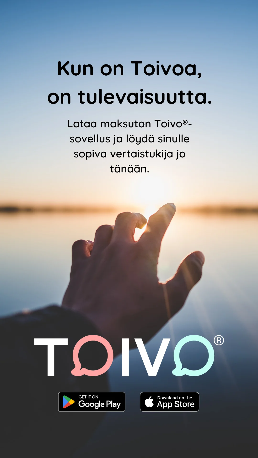 Lähellä.fi | Vertaistukea Hortoniin Toivo-vertaissovelluksen kautta