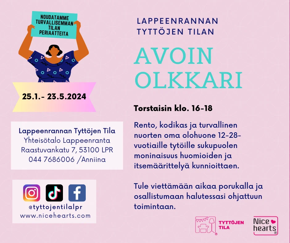 Lähellä.fi | Tyttöjen Tilan avoin olkkari